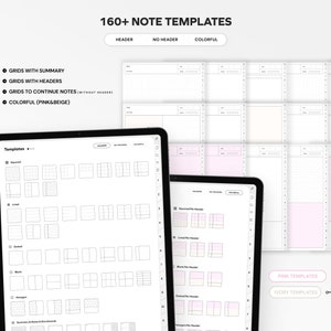 12 Student Digital Notebook Bundle, Hyperlinked Planner Notetaking for ...