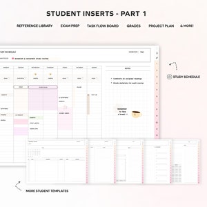 Student Digital Notebook Hyperlinked Note Paper Templates for Goodnotes ...