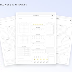 Everyday Digital Stickers for Planner Goodnotes Widget Sticker Book ...