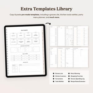 Digital Recipe Book for Ipad, Goodnotes Recipe Book Template, Recipe ...