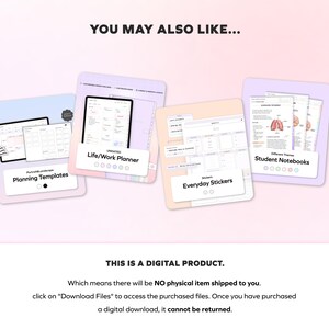 Student Digital Goodnotes Notebook, Minimal Planner, All in One iPad ...