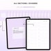 Student Digital Notebook Goodnotes iPad Notebook Notepaper Hyperlinked ...