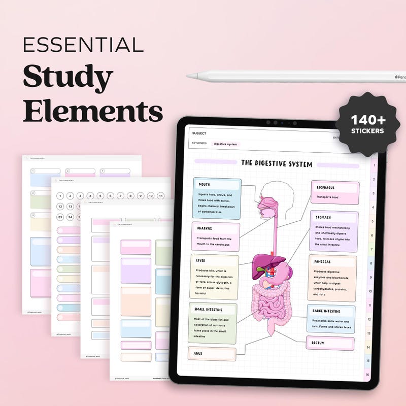 College Note Taking Bundle - Etsy