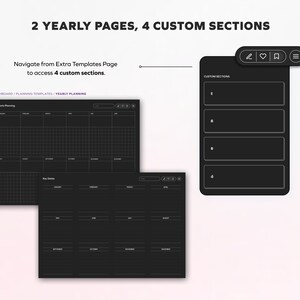 Undated Digital Planner Templates for Goodnotes, Notability iPad ...