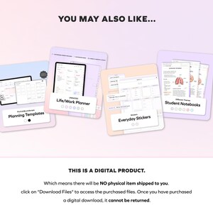 Student Digital Goodnotes Notebook Minimalist Notepaper Hyperlinked ...