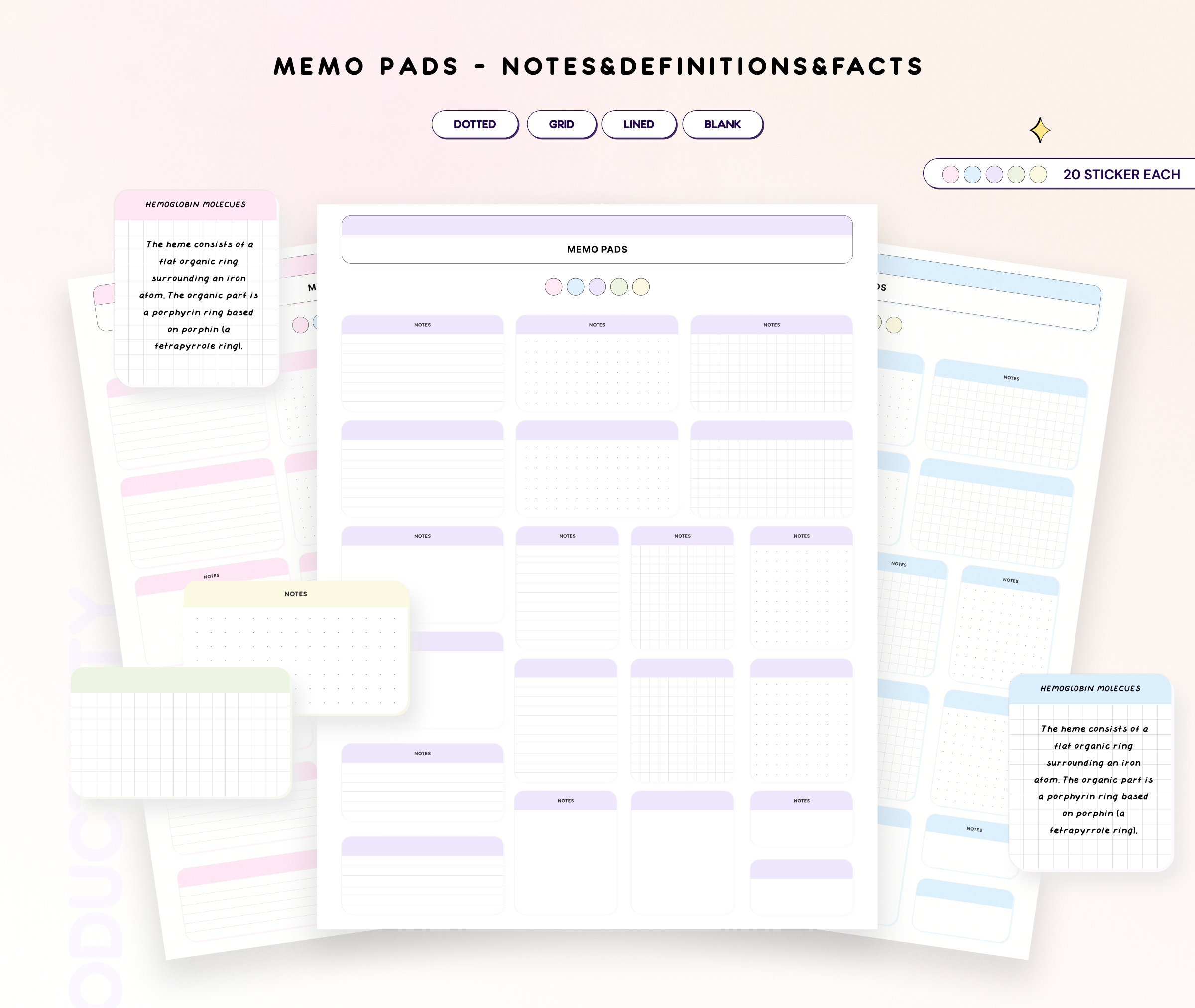 Student Digital Stickers for Planner Goodnotes Memo Pads - Etsy