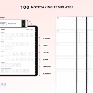 Student Digital Notebook Hyperlinked Notetaking Templates Planner ...