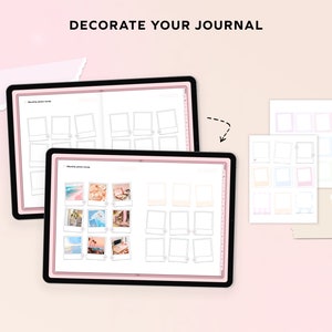 Digital Bullet Journal, Realistic Daily Notebook Scrapbook With ...