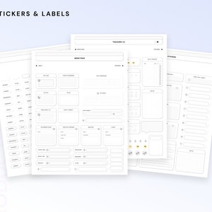Everyday Digital Stickers for Planner Goodnotes Widget Sticker Book ...