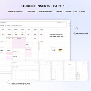 Student Digital Notebook Hyperlinked Notetaking Templates Planner ...