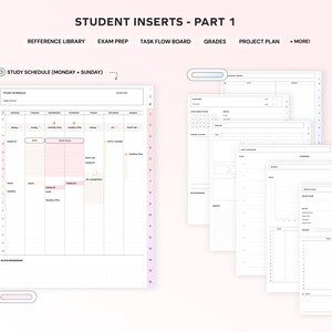 Student Digital Notebook Bundle Hyperlinked Notetaking Templates for ...