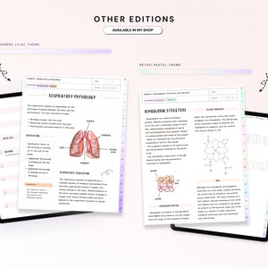 Student Digital Notebook Hyperlinked Note Paper Templates for Goodnotes ...