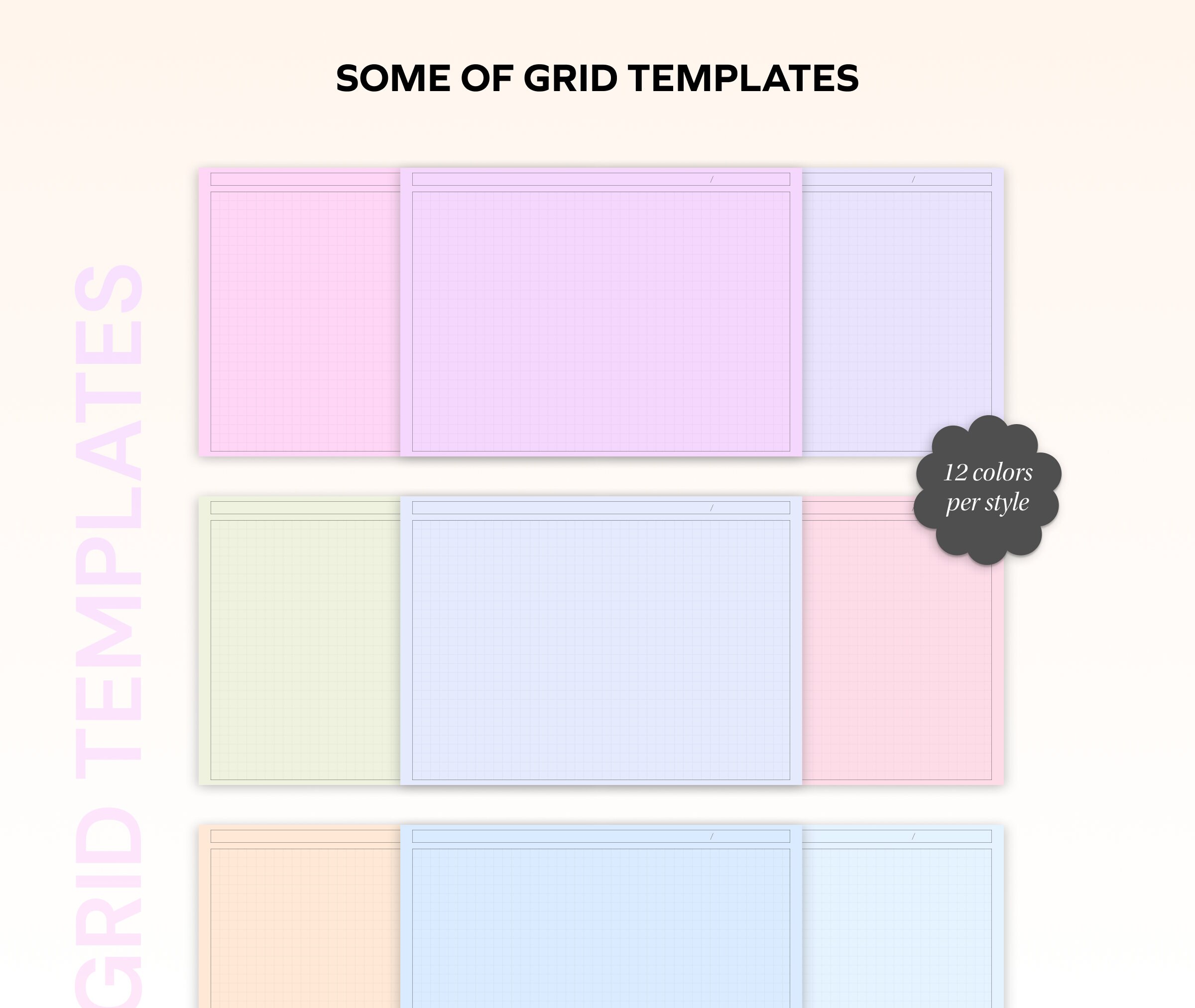 Digital Note Paper Templates, Student Notes for Ipad, Goodnotes ...