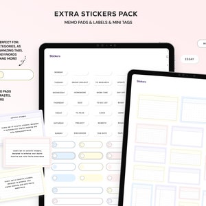 Student Digital Notebook Bundle Hyperlinked Notetaking Templates for ...