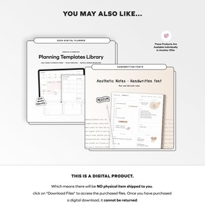 Minimalist Transparent Digital Planner Stickers for Ipad, Goodnotes ...