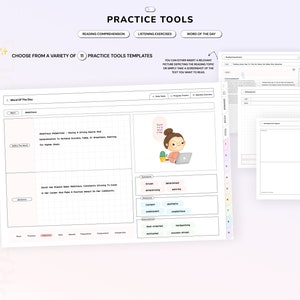 Language Learning Notebook/planner Learn Grammar Vocabulary Digital ...