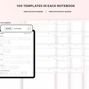 Student Digital Notebook Bundle Hyperlinked Notetaking Templates for ...