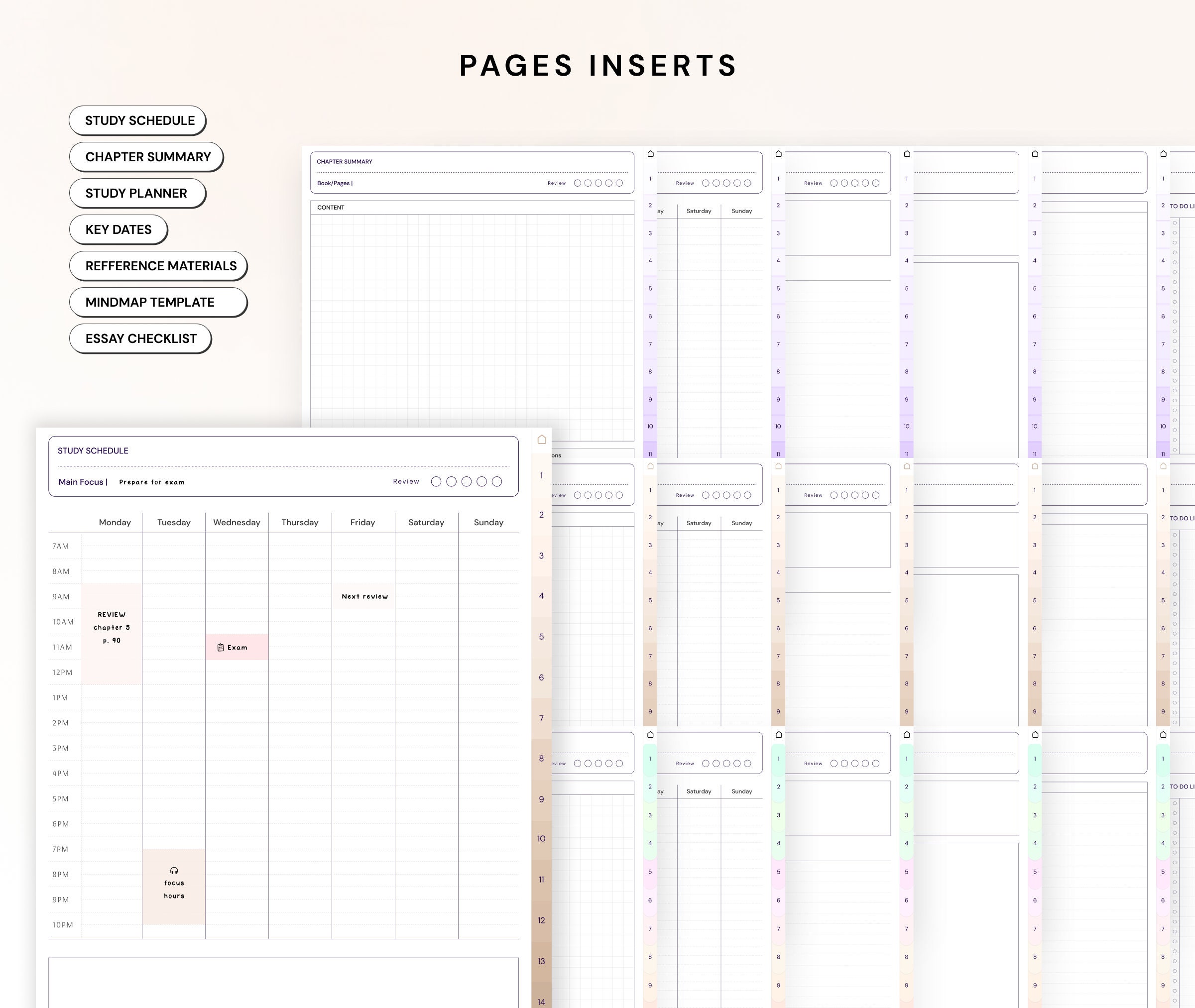 Student Digital Notebook Bundle Hyperlinked Notetaking - Etsy
