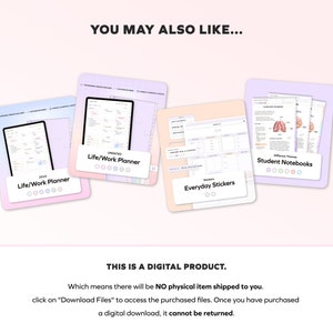 Student Digital Notebook Bundle Hyperlinked Notetaking Templates for ...