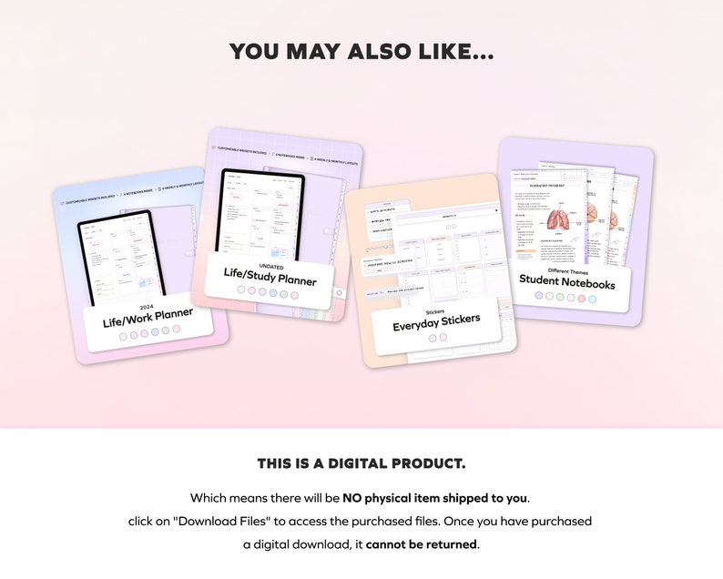 Title Handwritten Font Digital Planner iPad Handwrritng Font for ...