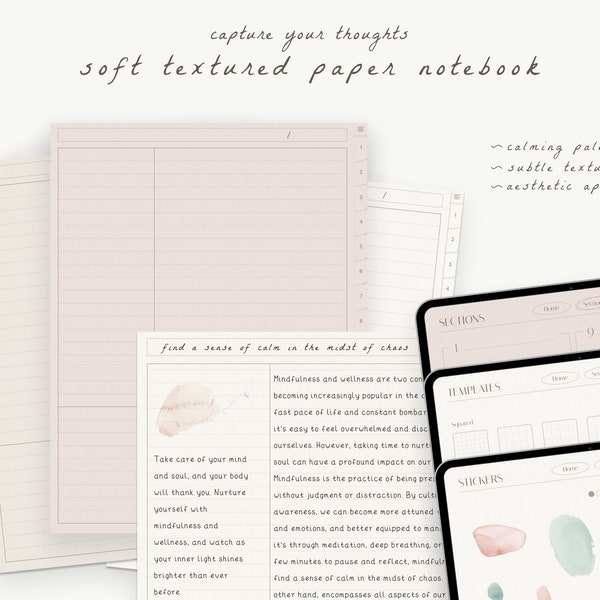 Digital Notebook - Etsy