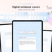 Digital Notebook Covers for Goodnotes and Notability Planner and ...