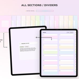 Student Digital Goodnotes Notebook Minimalist Notepaper Hyperlinked ...