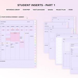 Student Digital Goodnotes Notebook Minimalist Notepaper Hyperlinked ...