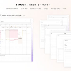 Student Digital Notebook Hyperlinked Notetaking Templates Planner ...