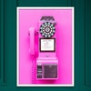 Vintage Pink Pay Phone Digital Wall Art, Vintage/retro Collection ...