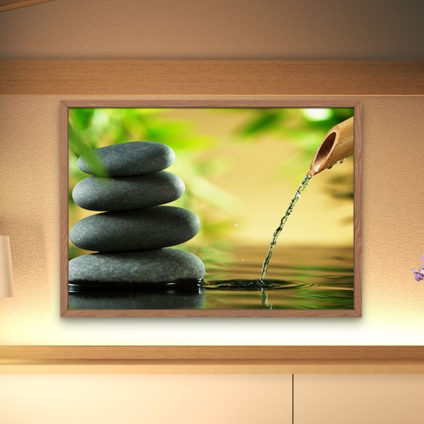 Zen Rocks Wall Art - Etsy