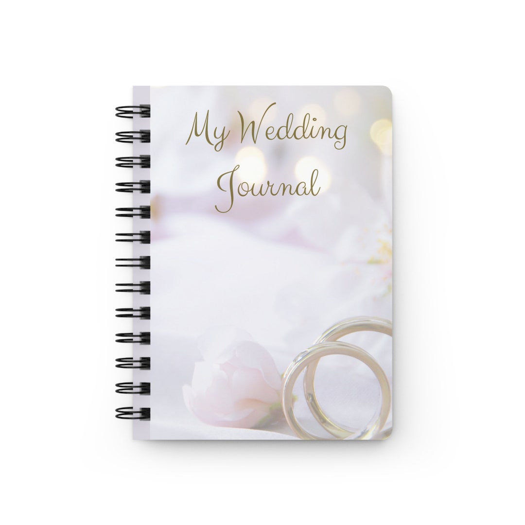 My Wedding Journal Spiral Bound Journal or Notebook, Journal/notebook ...