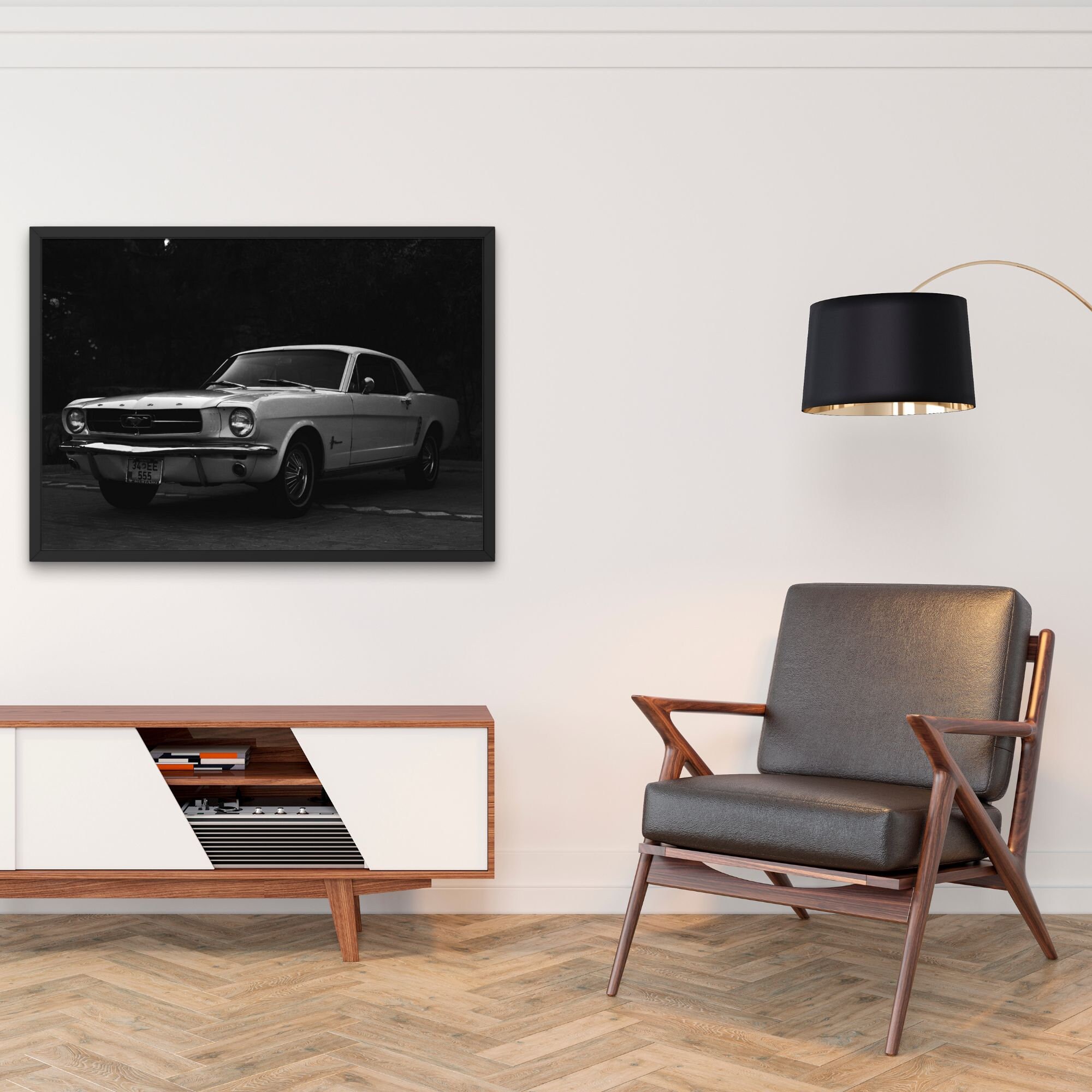 Vintage Ford Mustang C. 1965 Digital Wall Art, Guy Stuff Collection ...