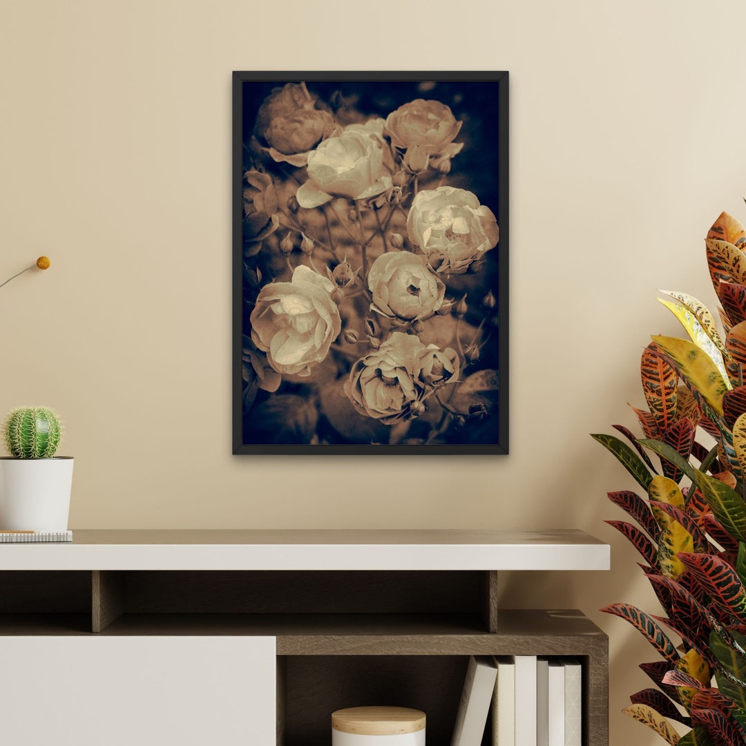 Sepia Roses Digital Wall Art, Nature/botanical Collection Printable ...