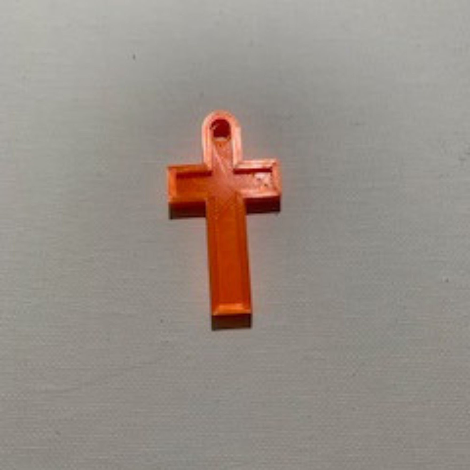 3D Printed Cross Pendant, 3D Print Gifts Collection, 3d Cross, 3D Charm ...