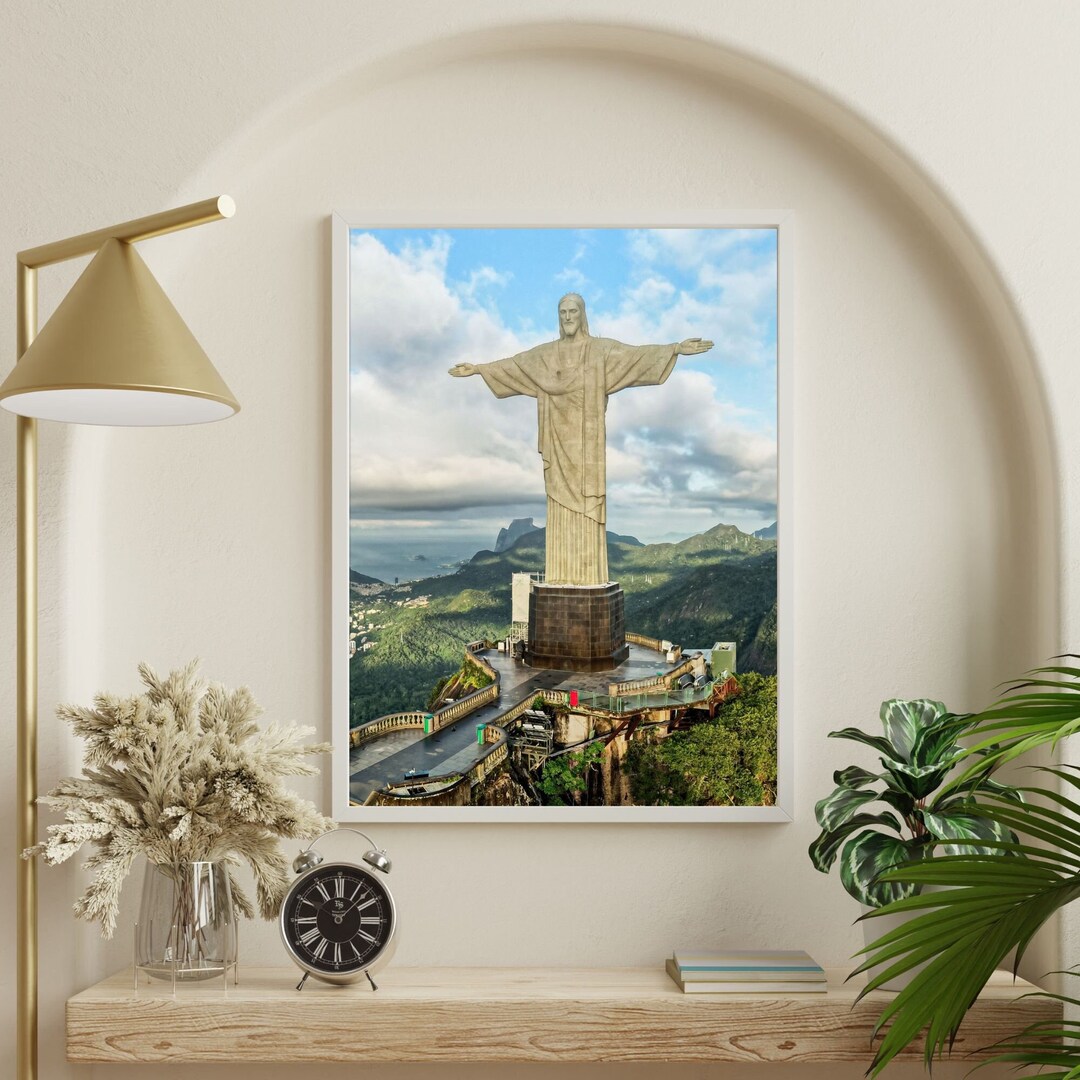 Christ the Redeemer Digital Wall Art - Part of the Locations Collection ...
