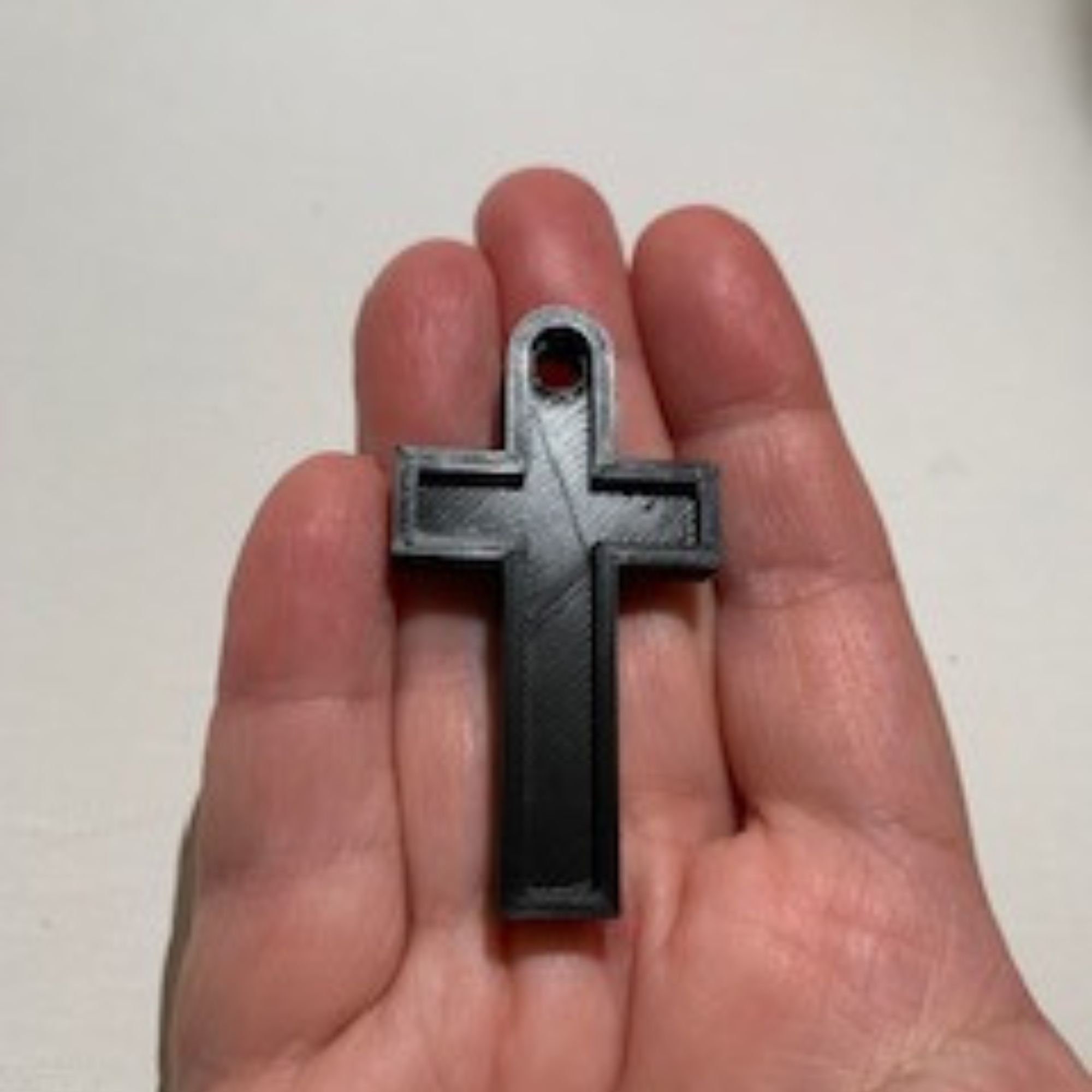 3D Printed Cross Pendant, 3D Print Gifts Collection, 3d Cross, 3D Charm ...