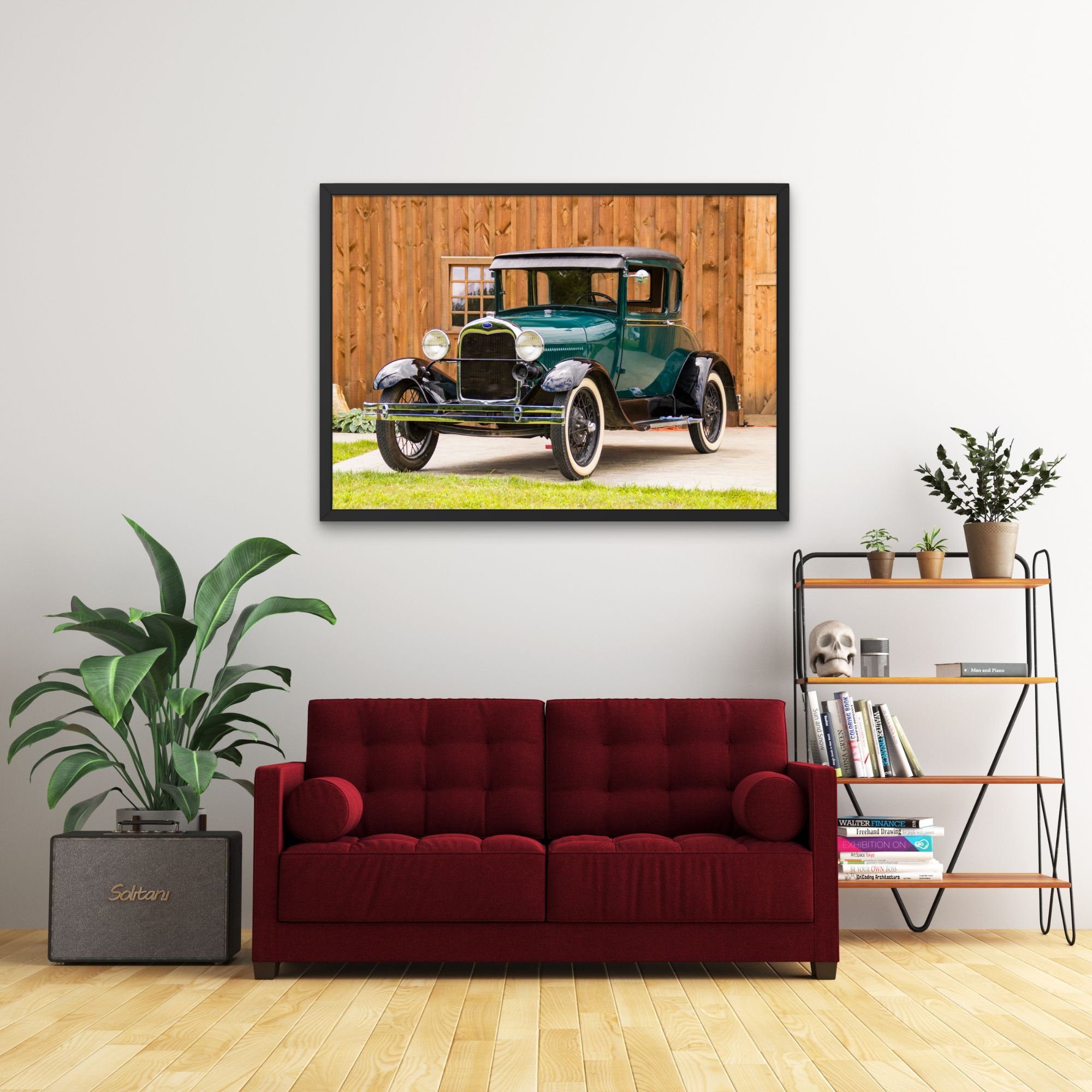Vintage Ford Model A Car C. 1928–1931 Digital Wall Art - Part of the ...