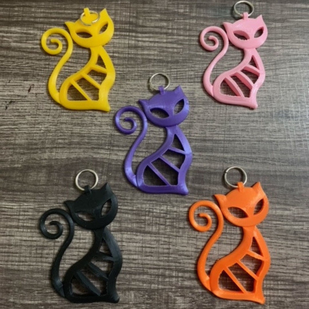 3D Print Retro Cat Charm 3D Print Gifts Collection Vintage - Etsy