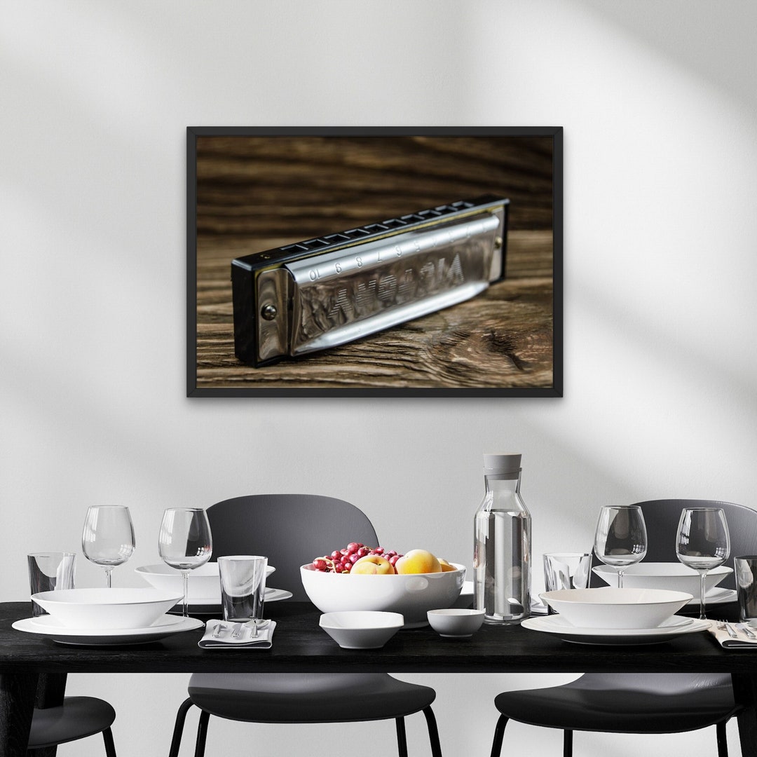 Harmonica Digital Wall Art, Guy Stuff Collection Printable Downloads ...