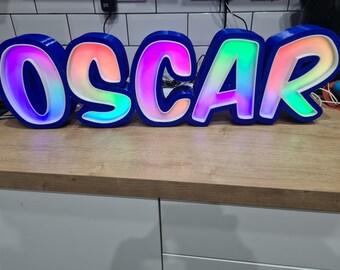 Led Wall Letter - Etsy UK