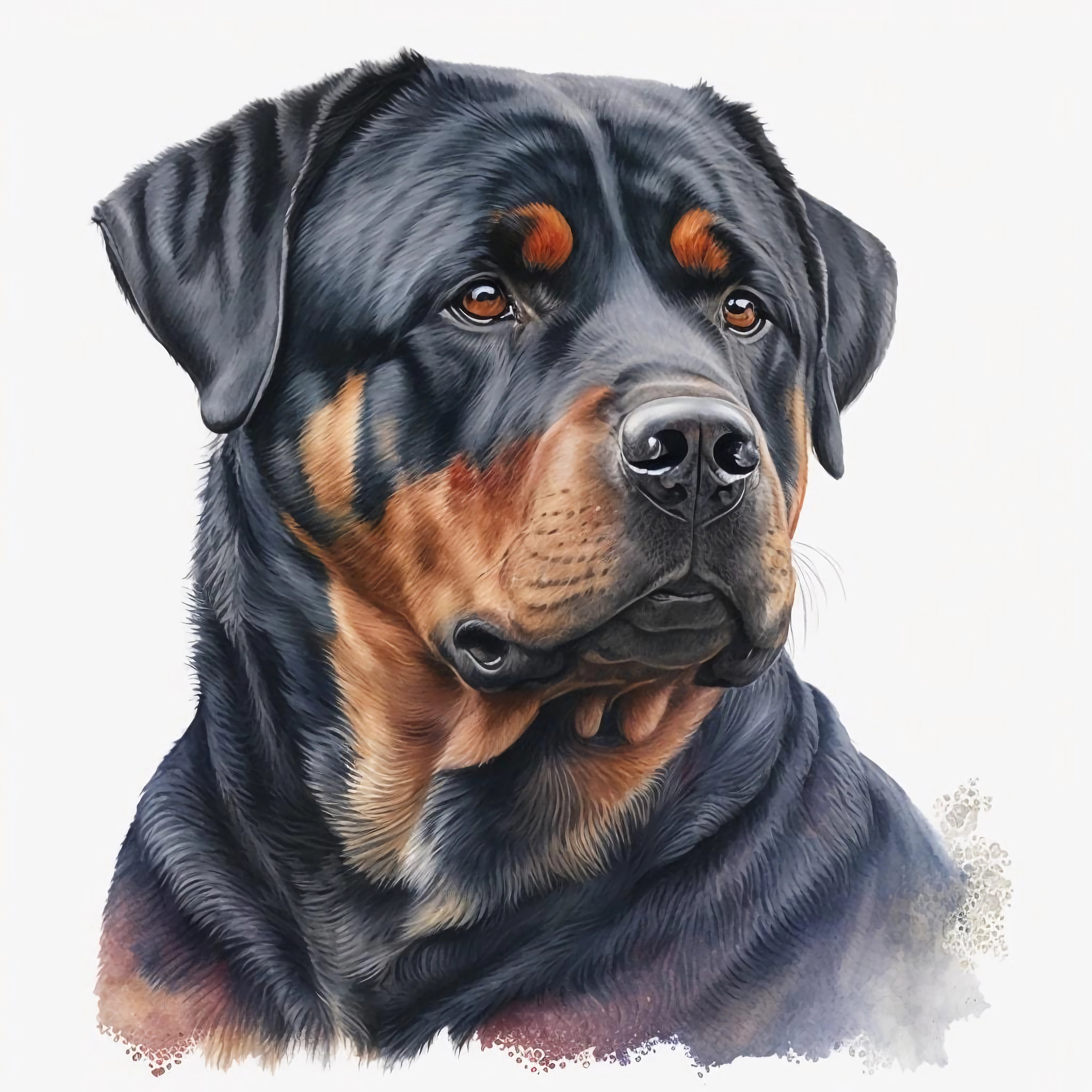 Imágenes Prediseñadas de Rottweiler, 10 JPG de alta calidad, arte ...