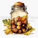 Acorns Jar Clipart, 10 High Quality Jpgs, Vintage Art, Digital Download ...