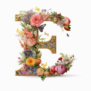 Letter E Clipart, 10 High Quality Jpgs, Nursery Art, Instant Digital ...