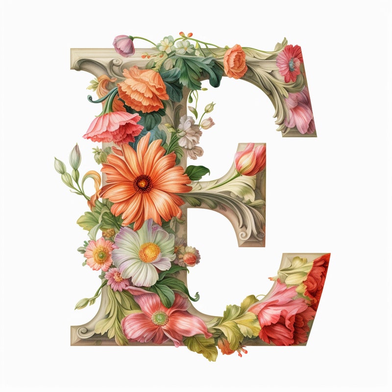 Letter E Wall Art - Etsy