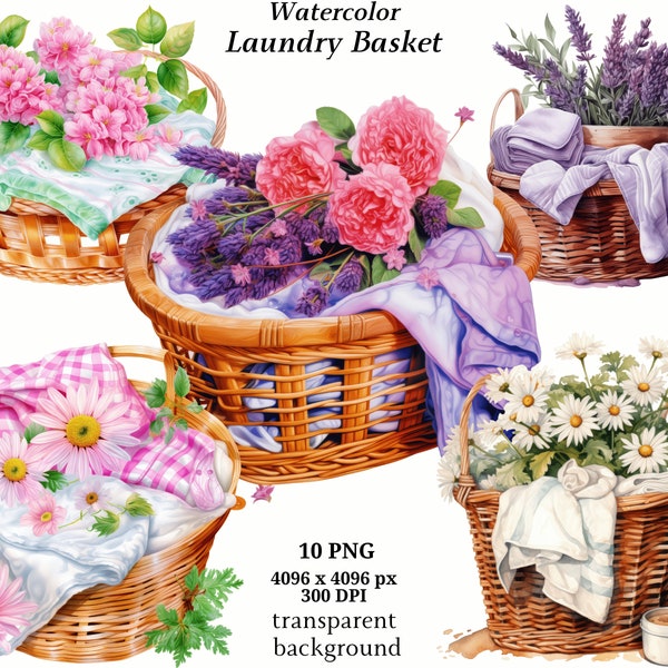Laundry Clipart - Etsy