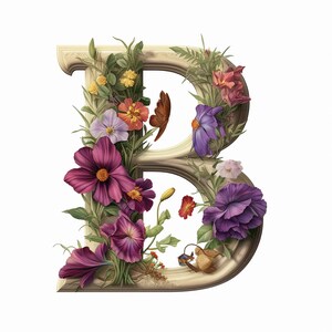 Letter B Clipart, 10 High Quality Jpgs, Nursery Art, Instant Digital ...