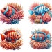 Vibrant Coral Reef Fish Clipart - 11 Pngs - Digital Download, Marine ...