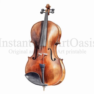 Cello Sketches Clipart, 10 High Quality Jpgs, Floral Art, Instant ...
