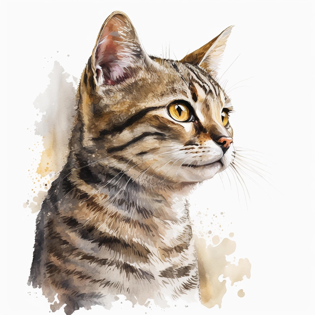 Cat Clipart, 10 High Quality Jpgs, Nursery Art, Instant Digital ...